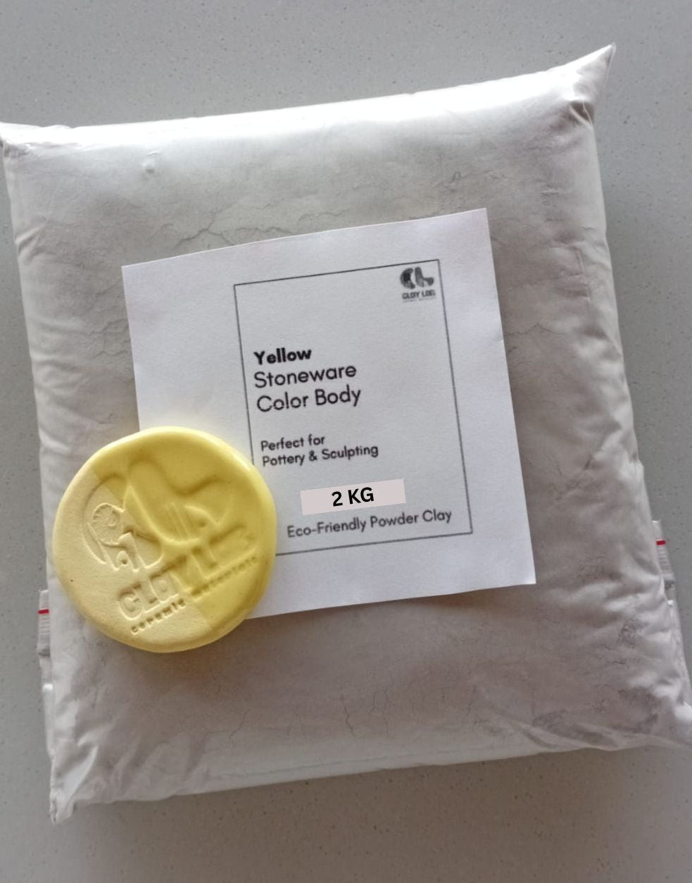 Yellow Porcelain Clay Body | Coloured Ceramic Clay – Clay Lab